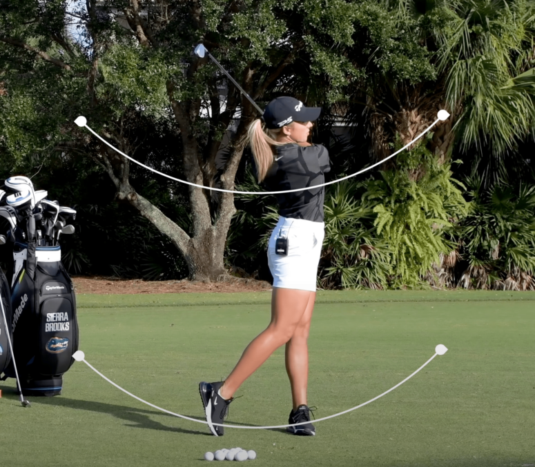 Sierra Brooks: How to Hit a Draw & Fade in Golf - Me And My Golf