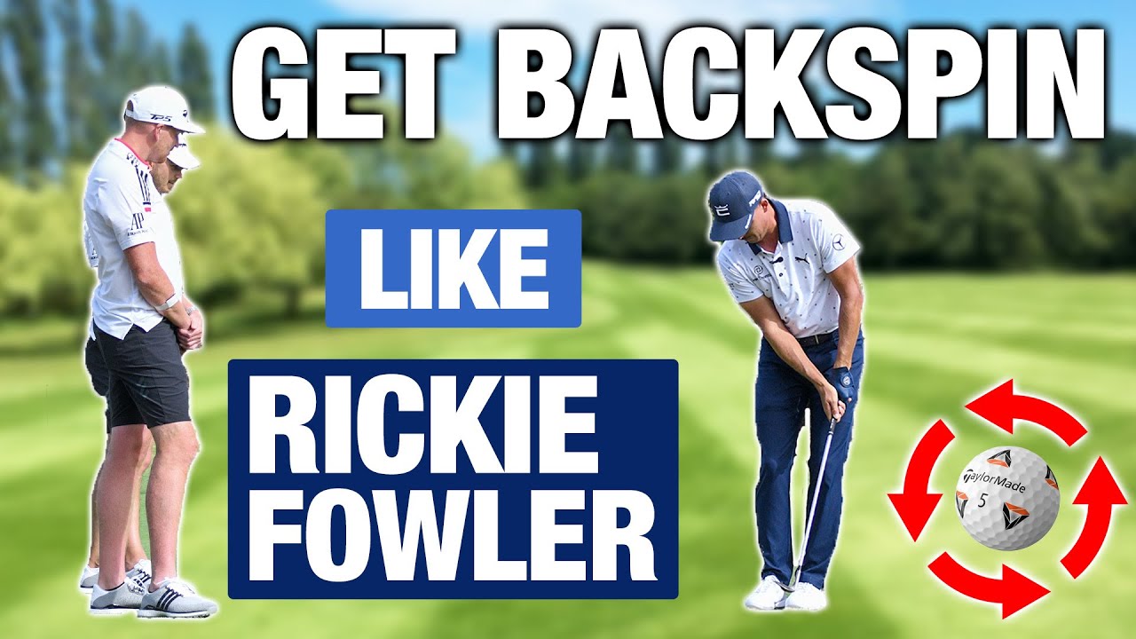 How to get backspin LIKE A TOUR PRO! - Me And My Golf